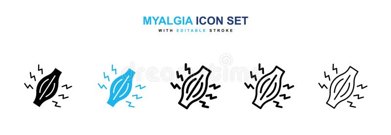 Myalgia icon vector stock vector. Illustration of health - 348442193