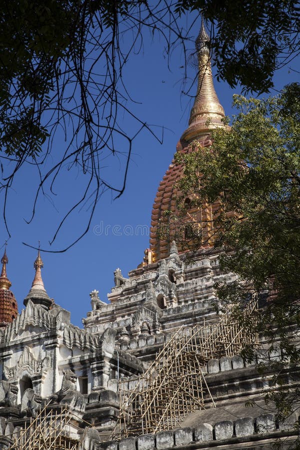 Myanmar. ancient temple stock image. Image of asian, outdoor - 29163533