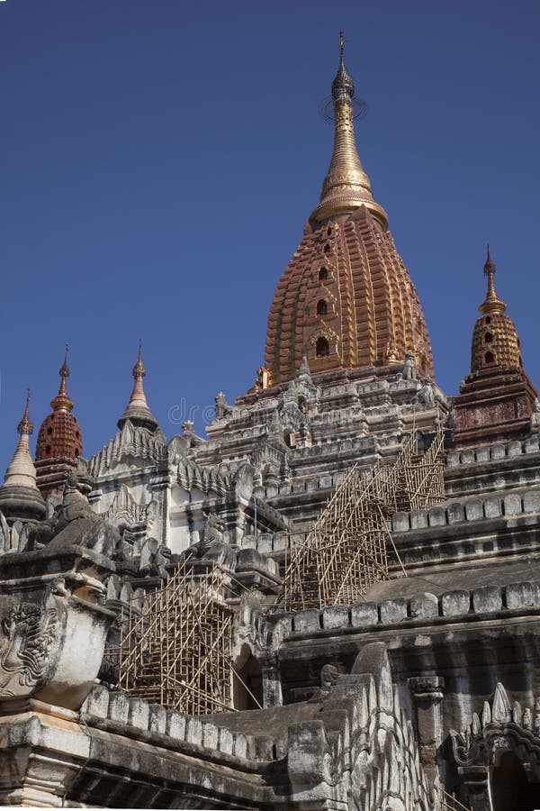 Myanmar. ancient temple stock photo. Image of praying - 29163534