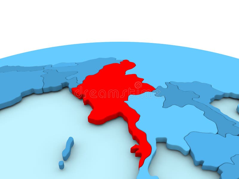 Myanmar Red Blue Globe Stock Illustrations – 53 Myanmar Red Blue Globe ...