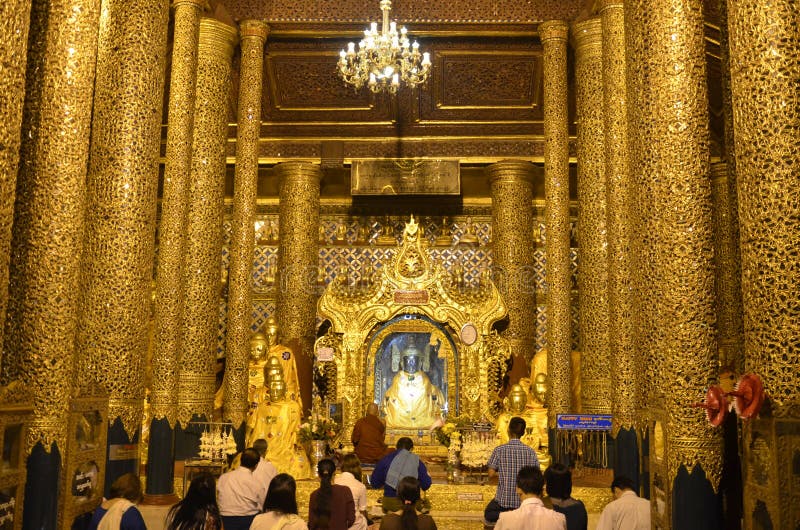 Myanmar Buddha image editorial photography. Image of curve - 85946357