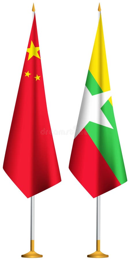 China Myanmar Flags Stock Illustrations – 290 China Myanmar Flags Stock ...