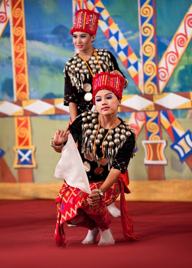 Myanmar Folk Kachin Dance Stock Photos - Free & Royalty-Free Stock ...