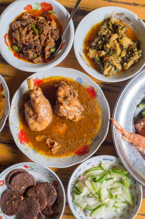 Myanmar Food Set stock photo. Image of spicy, menu, lunch - 69035814