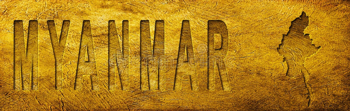 Myanmar Grunge Gold Texture Stock Illustrations – 1 Myanmar Grunge Gold ...