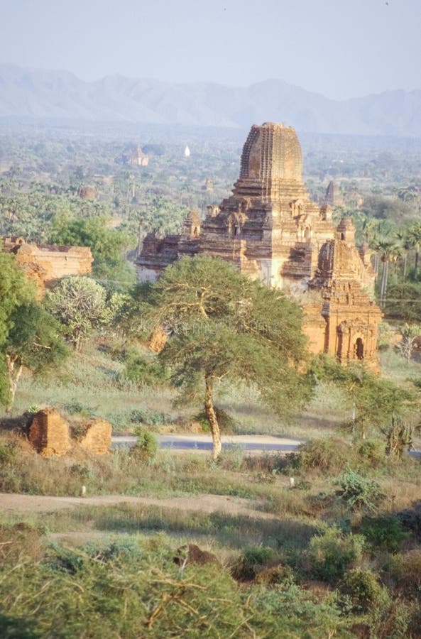 Myanmar, 1996 Historical Temple in Bagan Stock Photo - Image of ...
