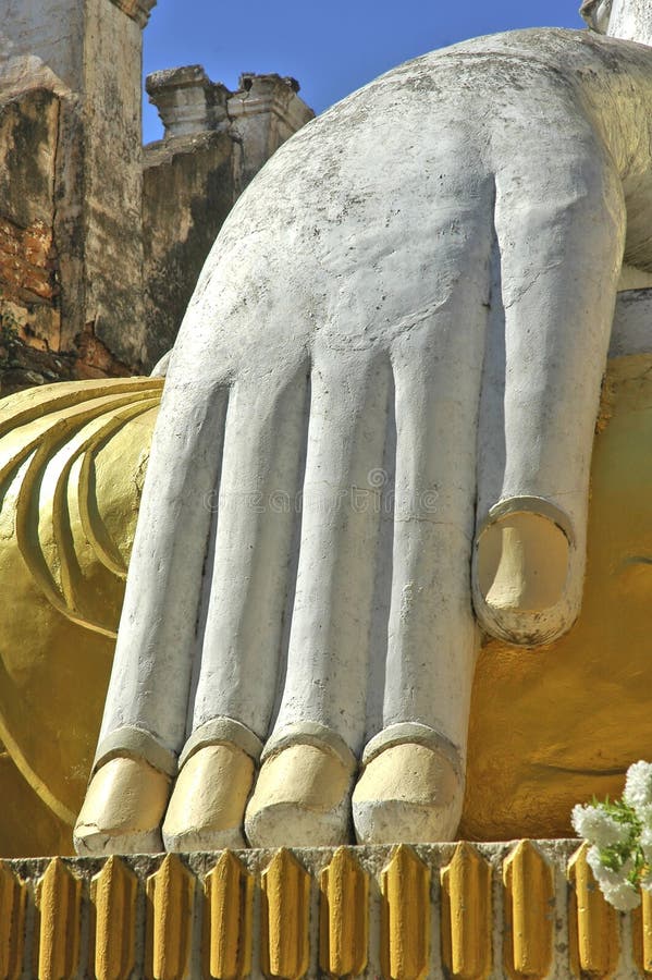 Myanmar, Inle Lake: Buddha S Hand Editorial Stock Image - Image of hand ...
