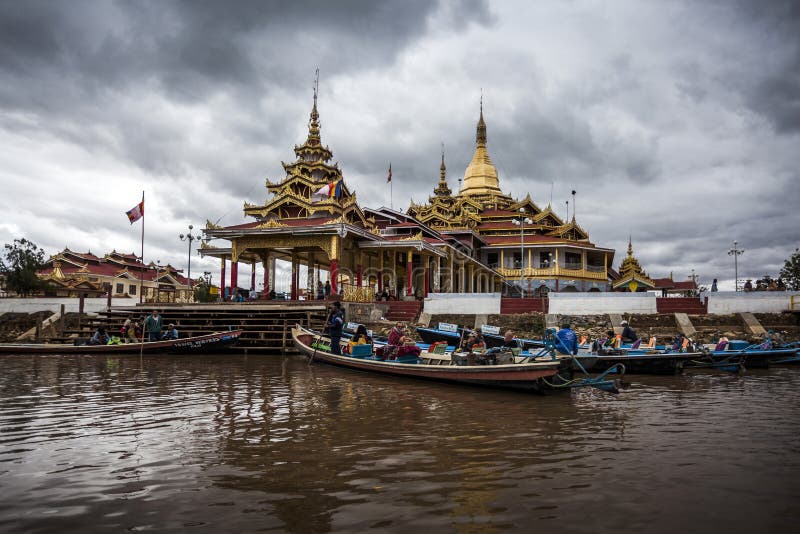 Myanmar - lago Inle imagen de archivo editorial. Imagen de asia - 89646599