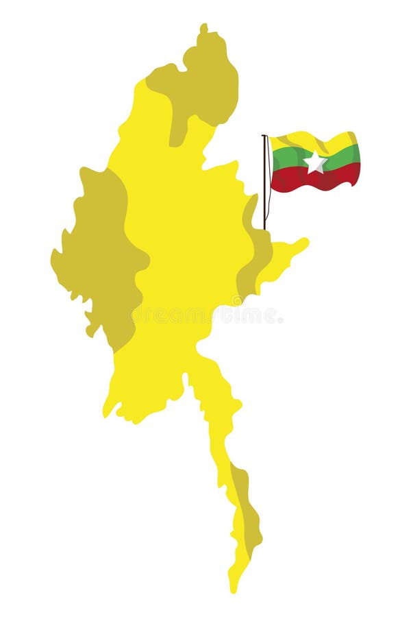 myanmar map logo