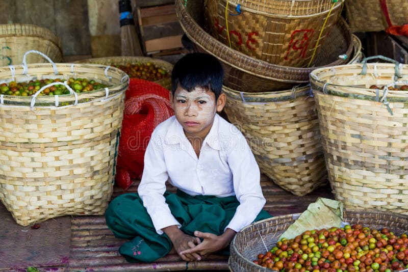 Myanmar market editorial stock image. Image of market - 91617114