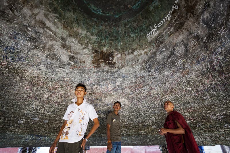 Myanmar - the mingun bell editorial stock photo. Image of pagoda ...