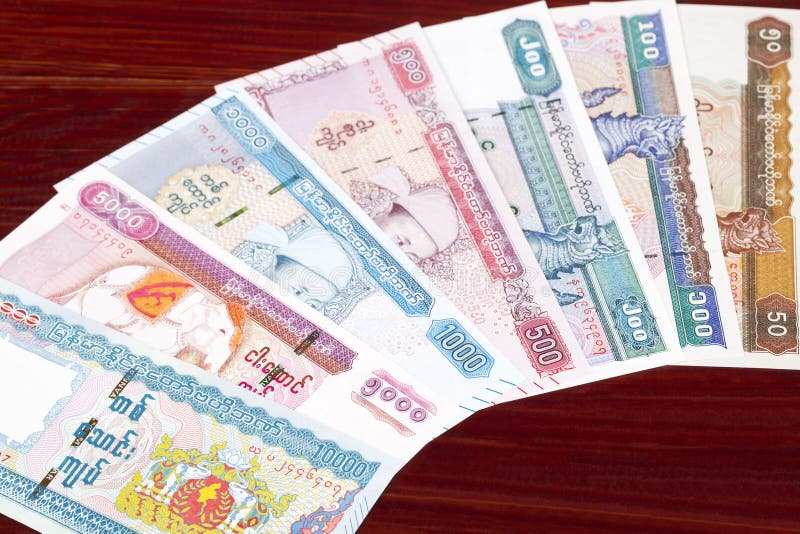 Myanmar Money a Business Background Stock Image - Image of myanmar ...