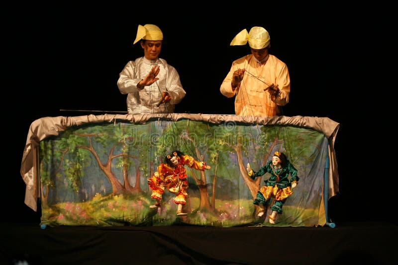 Myanmar puppet editorial image. Image of city, myanmar - 44750080