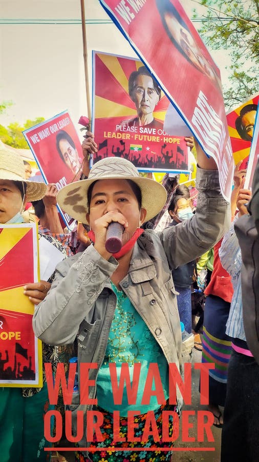 Myanmar Spring Revolution for Democracy Editorial Stock Image - Image ...