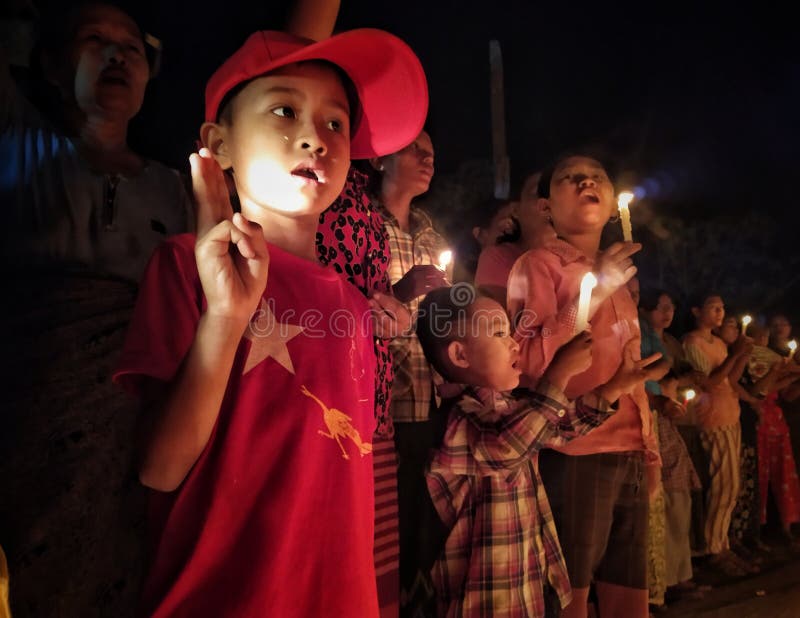 Myanmar Spring Revolution for Democracy Editorial Stock Image - Image ...