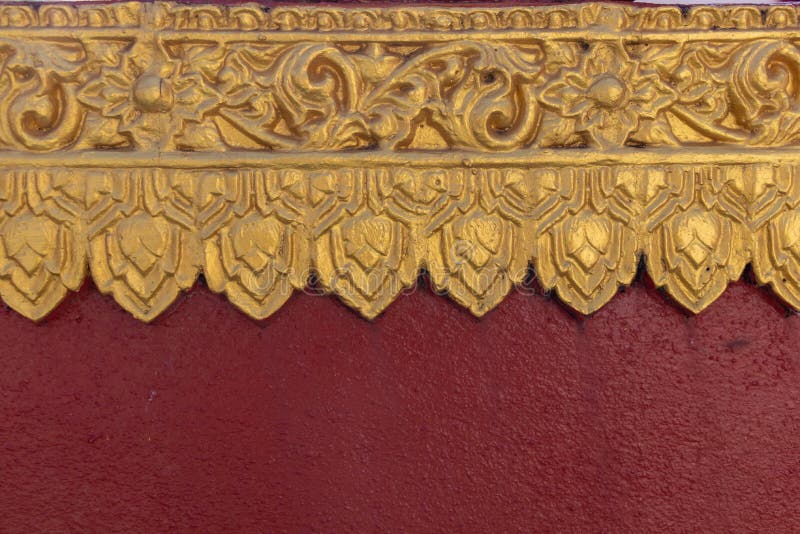 Myanmar Style Ornament Pattern Background. Stock Photo - Image of style ...