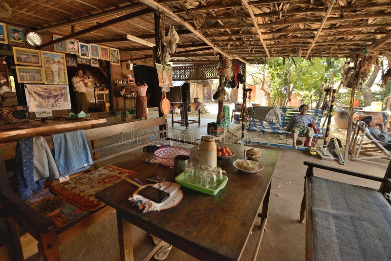 Myanmar Style Restaurant Kitchen Workers Editorial Photo - Image of ...