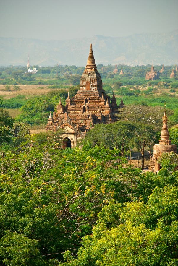 Myanmar temples stock image. Image of monument, burma - 24703075