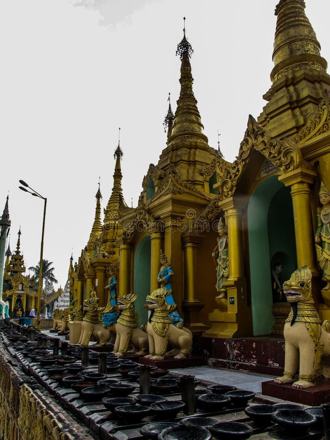 Myanmar Temples in the Summer Editorial Stock Photo - Image of history ...