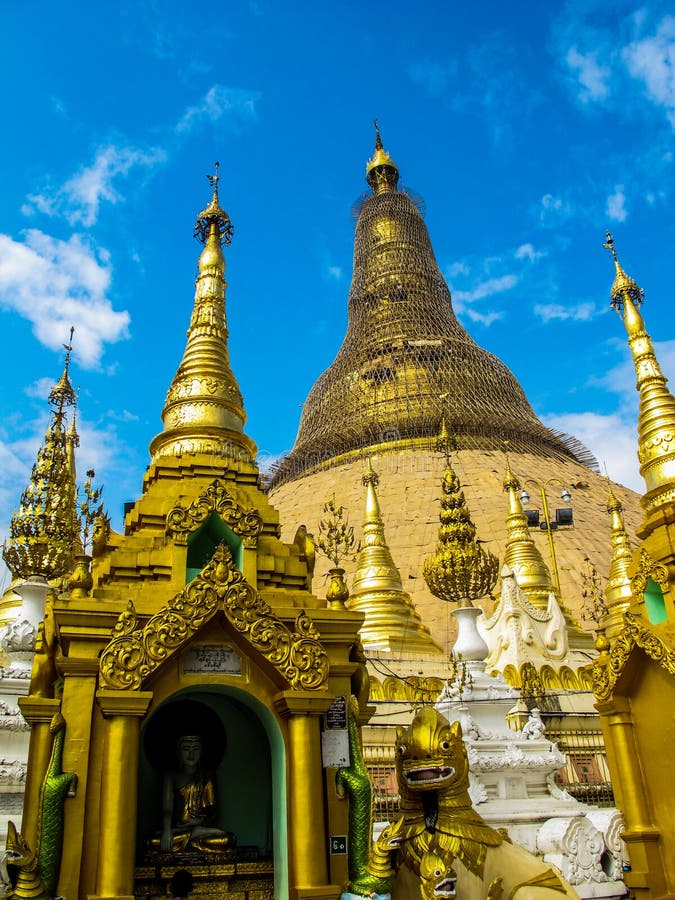 Myanmar Temples in the Summer Editorial Stock Image - Image of ancient ...