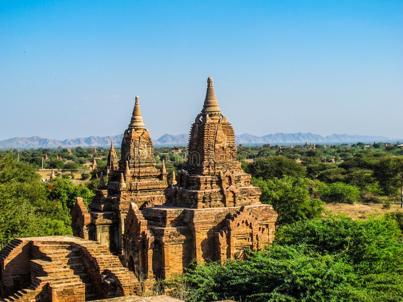 Myanmar Temples in the Summer Editorial Stock Photo - Image of summer ...