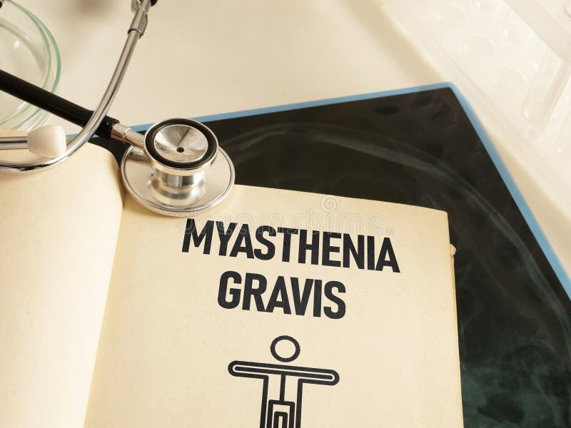 Myasthenia Gravis is Shown Using the Text Stock Photo - Image of ...