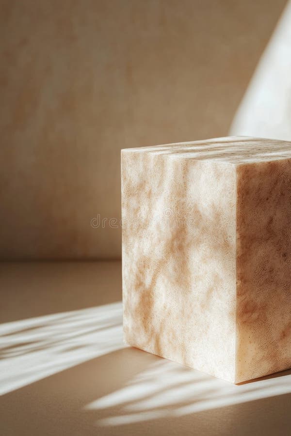 Mycelium Packaging Box Displayed in Spongy Macro View, Emphasizing ...