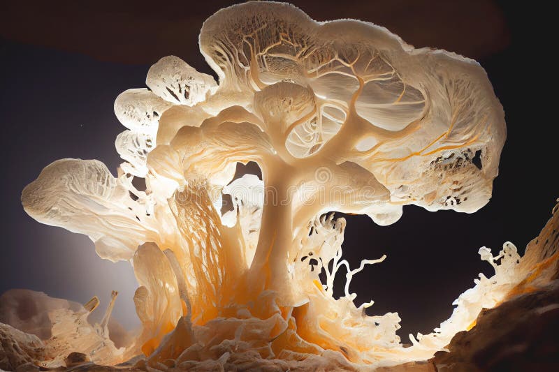 Mycelium network stock image. Image of branch, mycelium - 270297157