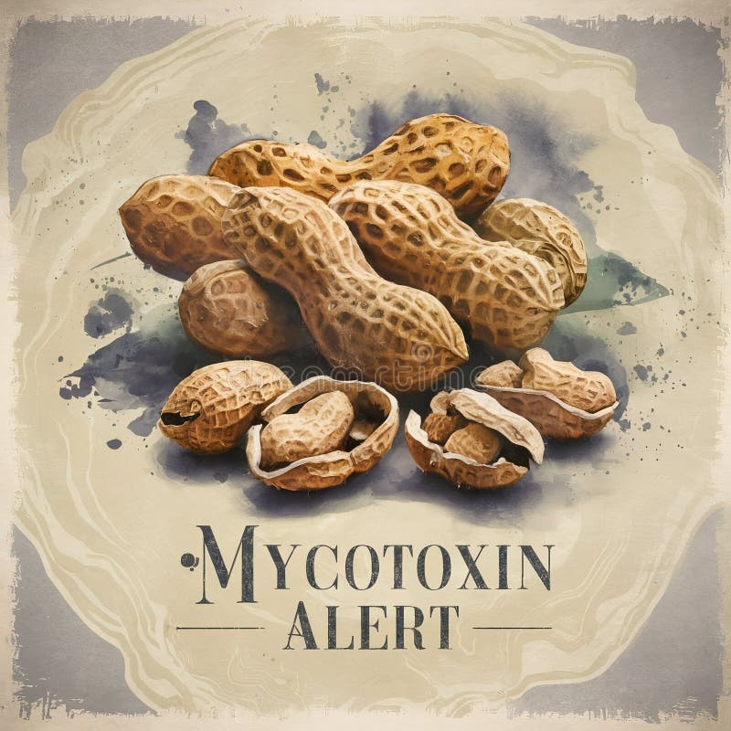 Mycotoxin Aflatoxin in Peanut and Cancer Stock Photo - Image of ...