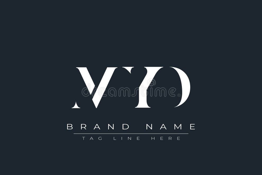 MYD Abstract Letter Logo Design Stock Vector - Illustration of business ...