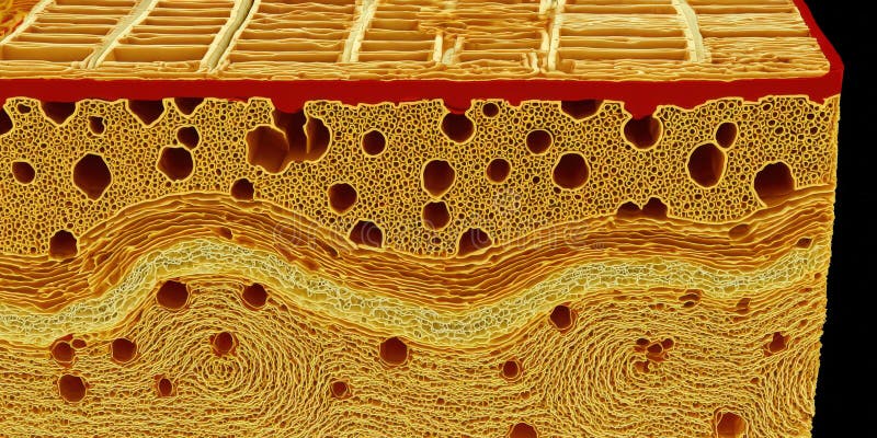 Myelin Sheath Structure Cross-section Providing Cellular Insulation and ...