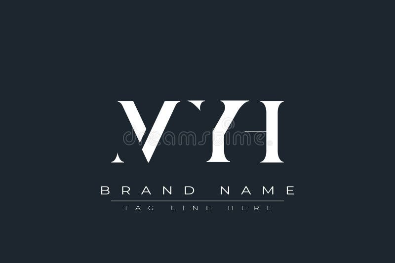 MYH Abstract Letter Logo Design Stock Vector - Illustration of company ...