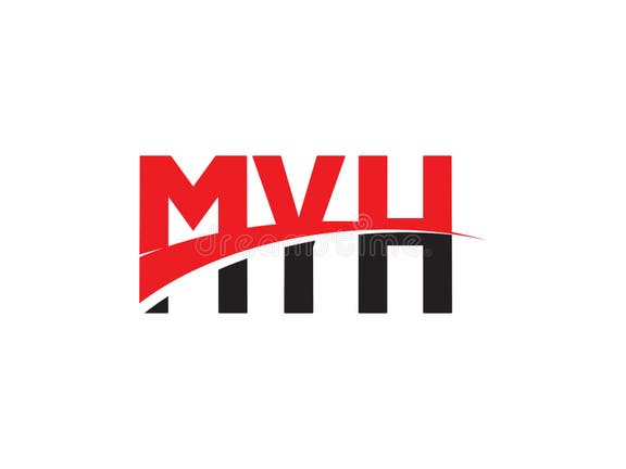 MYH Letter Initial Logo Design Vector Illustration Stock Vector ...