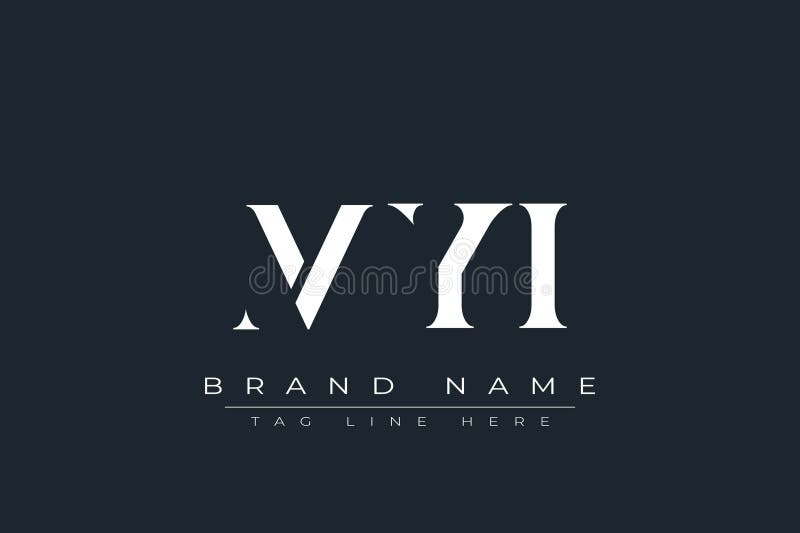 MYI Abstract Letter Logo Design Stock Vector - Illustration of logotype ...