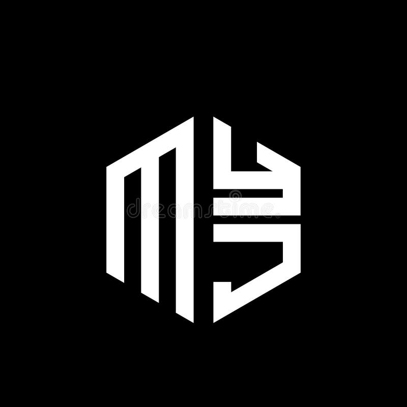 MYJ Logo MYJ Icon MYJ Monogram MYJ Letter Minimalist Circle Flat Unique ...