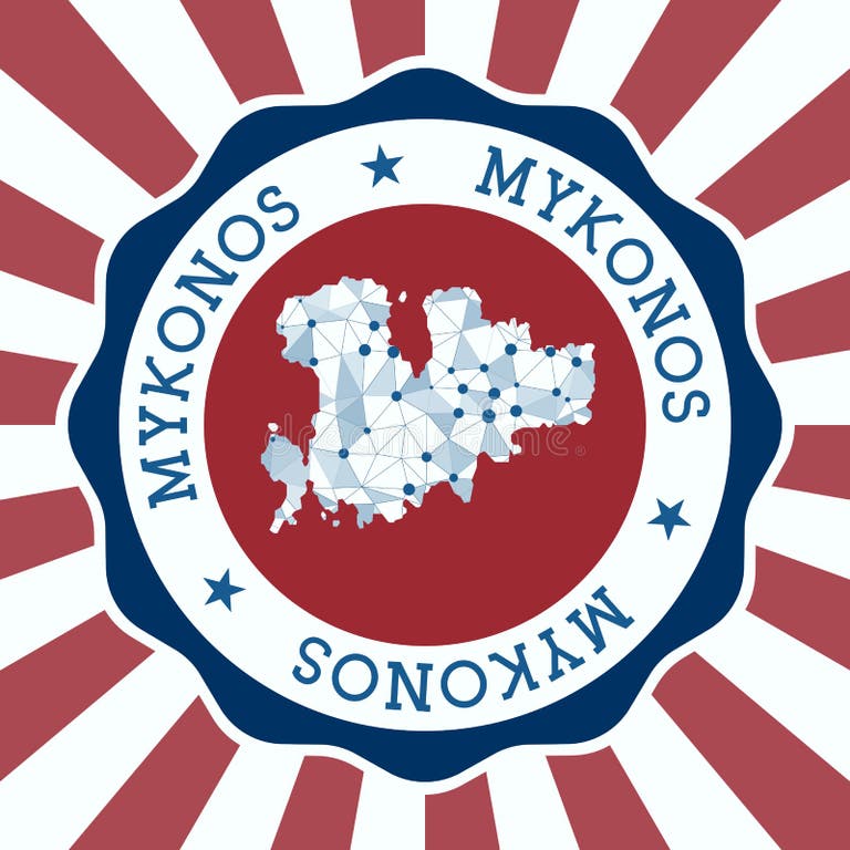 Mykonos Round Logo Stock Illustrations – 21 Mykonos Round Logo Stock ...