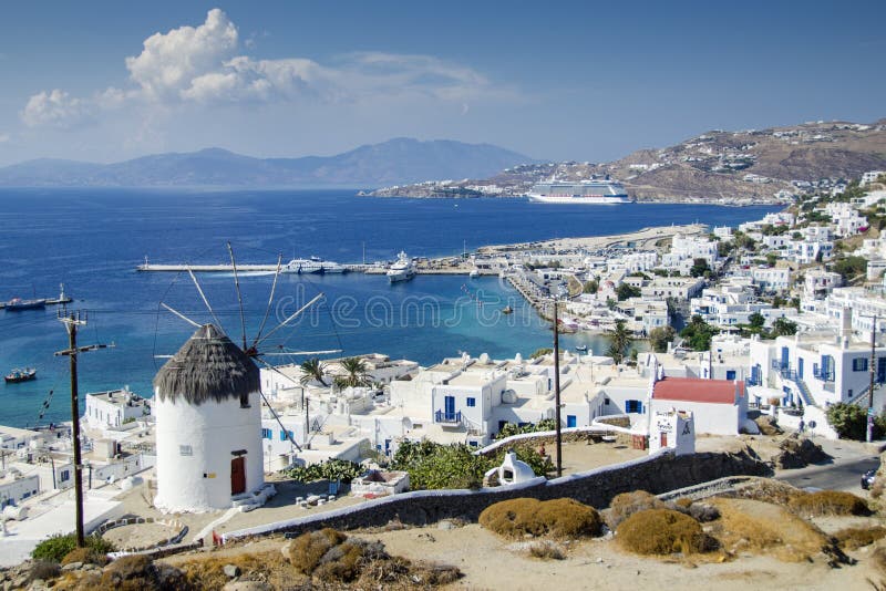 Mykonos town stock photo. Image of venice, beach, island - 49067306