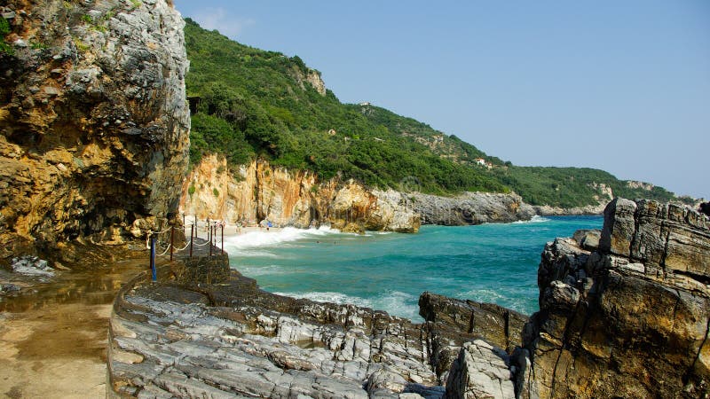 Hasan Beach, Northern Cyprus Stock Image - Image of blue, bush: 1935547