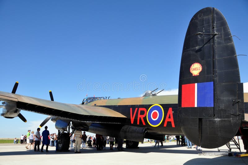 Avro Lancaster gun turrets editorial photography. Image of command ...