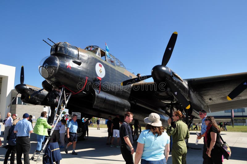 Avro Lancaster gun turrets editorial photography. Image of command ...