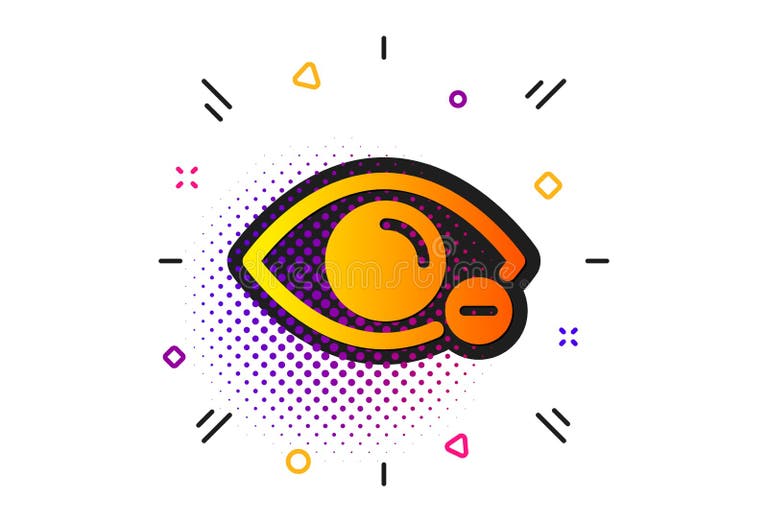 Myopia Icon. Eye Diopter Sign. Optometry Vision. Vector Stock Vector ...