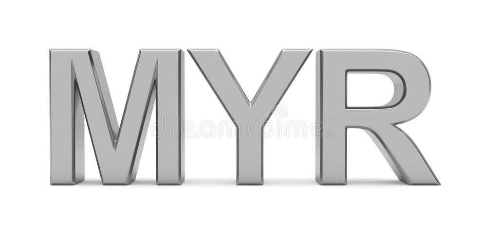 MYR Malaysian Ringgit Currency Code Stock Illustration - Illustration ...