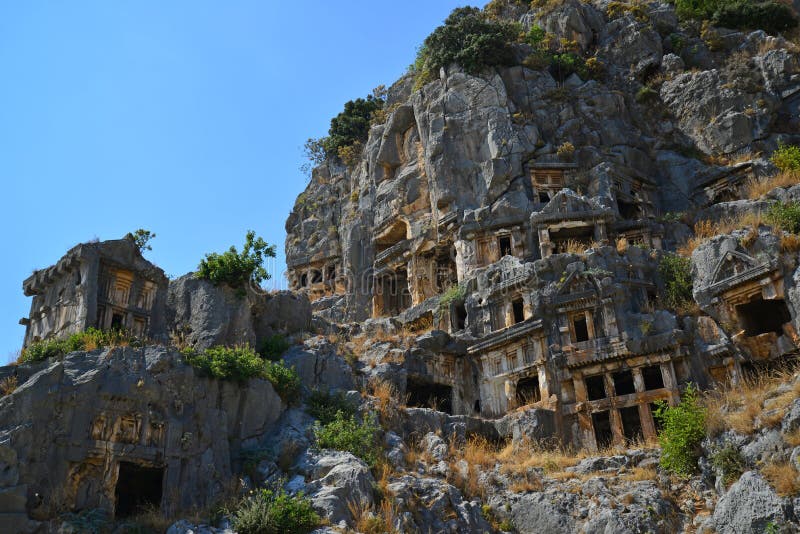 Myra Ancient City - Antalya Stock Image - Image of myra, tree: 267200345