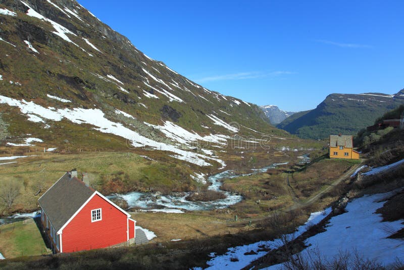 Myrdal imagen de archivo. Imagen de recorrido, noruega - 72801247