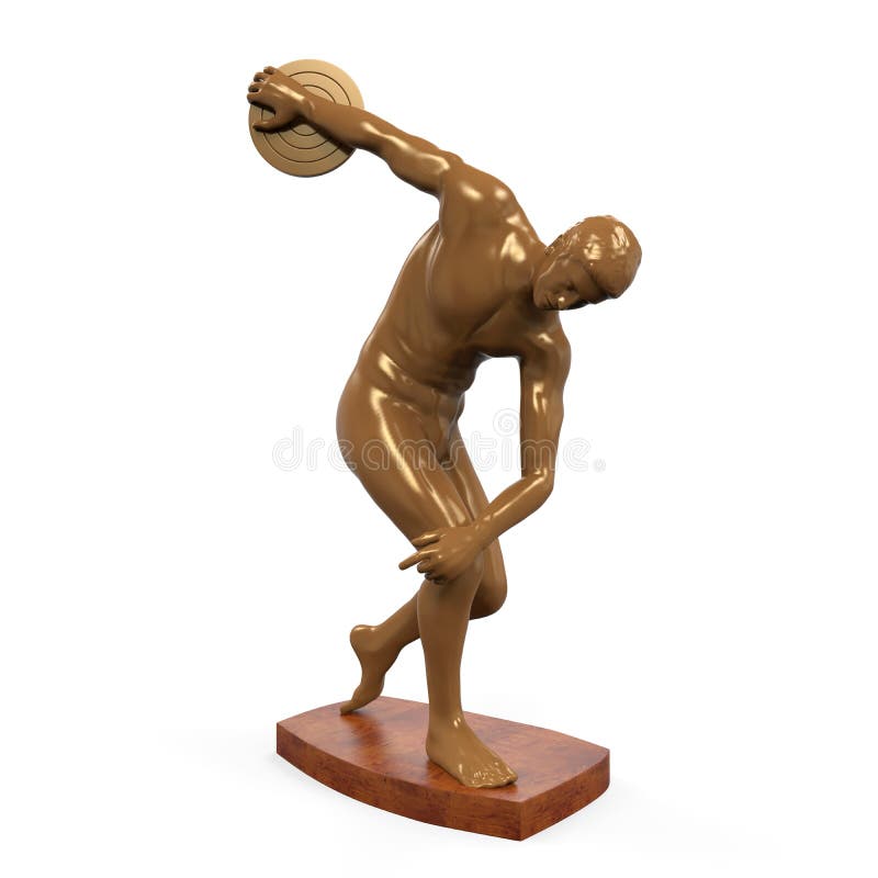 Myron Statue Isolated Stock Illustrations – 10 Myron Statue Isolated ...