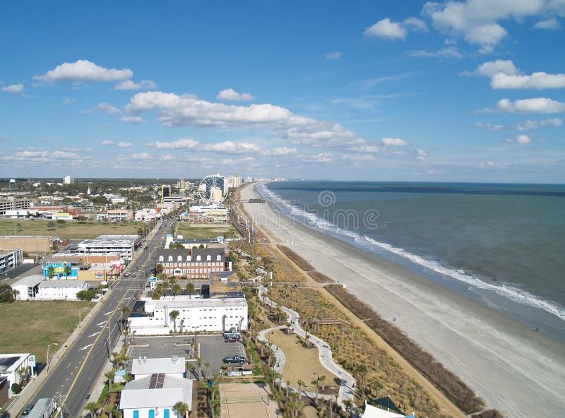 Myrtle Beach Grand Strand stock photo. Image of carolina - 52345942