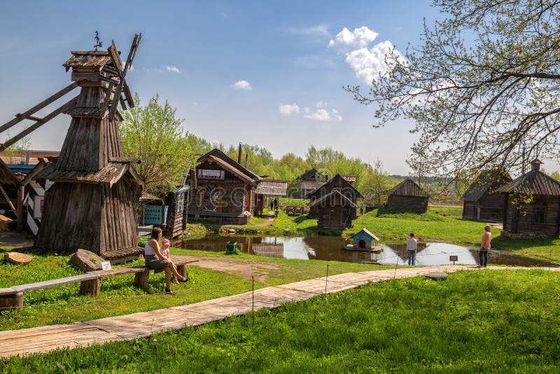 Myshkin Folk Open-air Museum Editorial Image - Image of russia, history ...