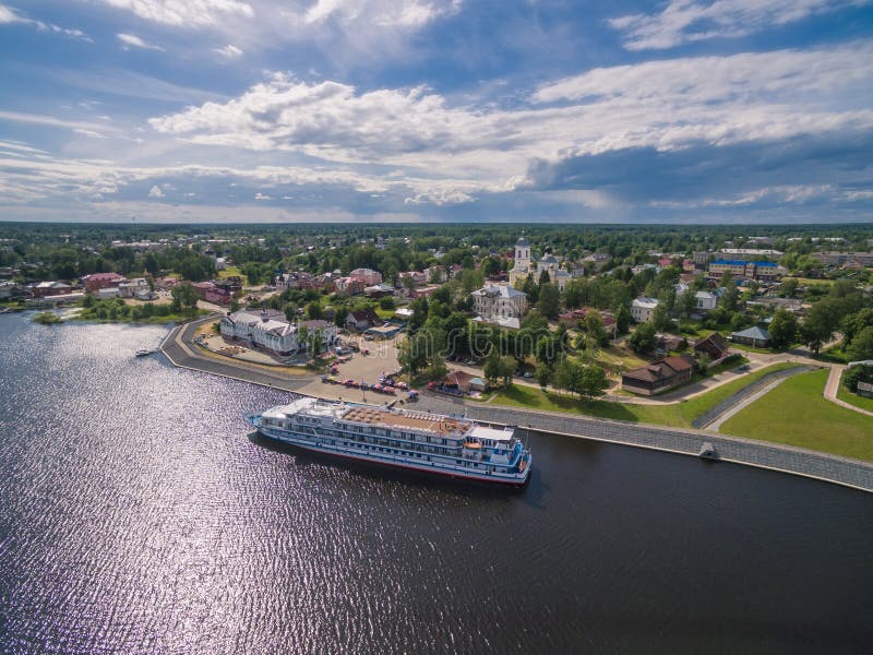 Myshkin town, Russia stock photo. Image of cathedral - 76913022