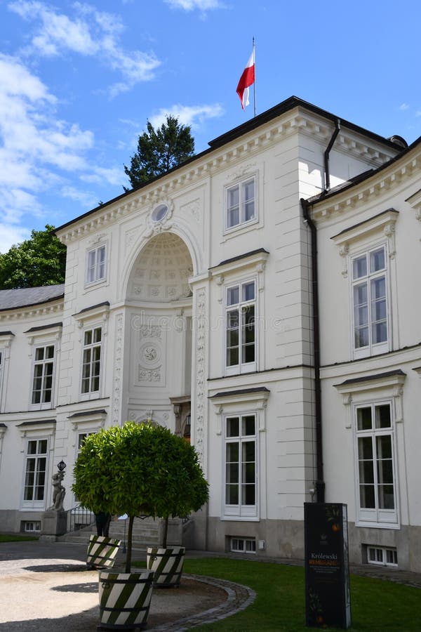The Myslewicki Palace at Royal Lazienki Museum in Warsaw, Poland ... The Myslewicki Palace at Royal Lazienki Museum in Warsaw, Poland ...