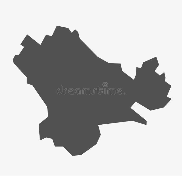 Mysore District Map Karnataka State India Stock Vector - Illustration ...